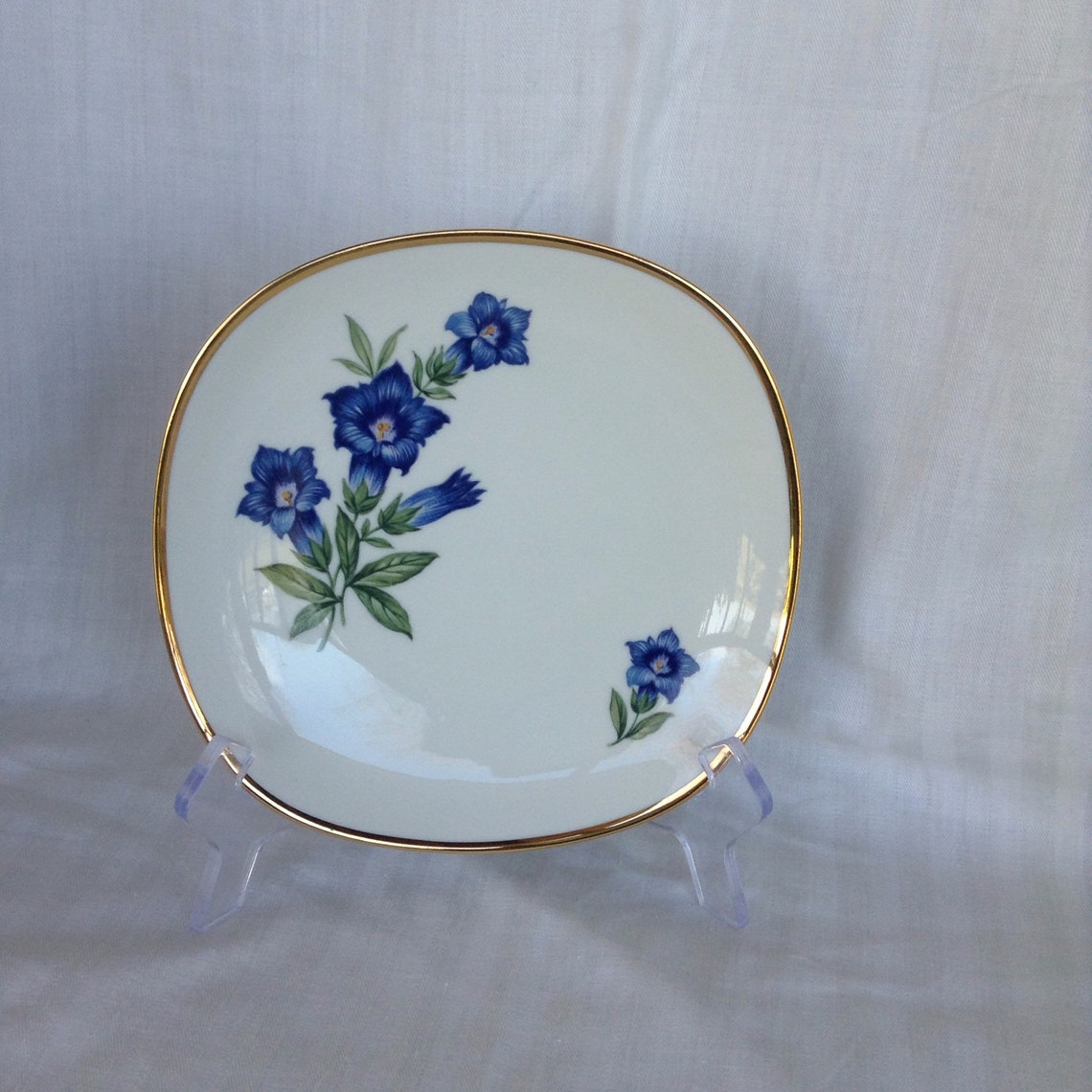 Bavaria Plate / Alboth a Kaiser / Porcelain Plate / Porcelain Flower ...