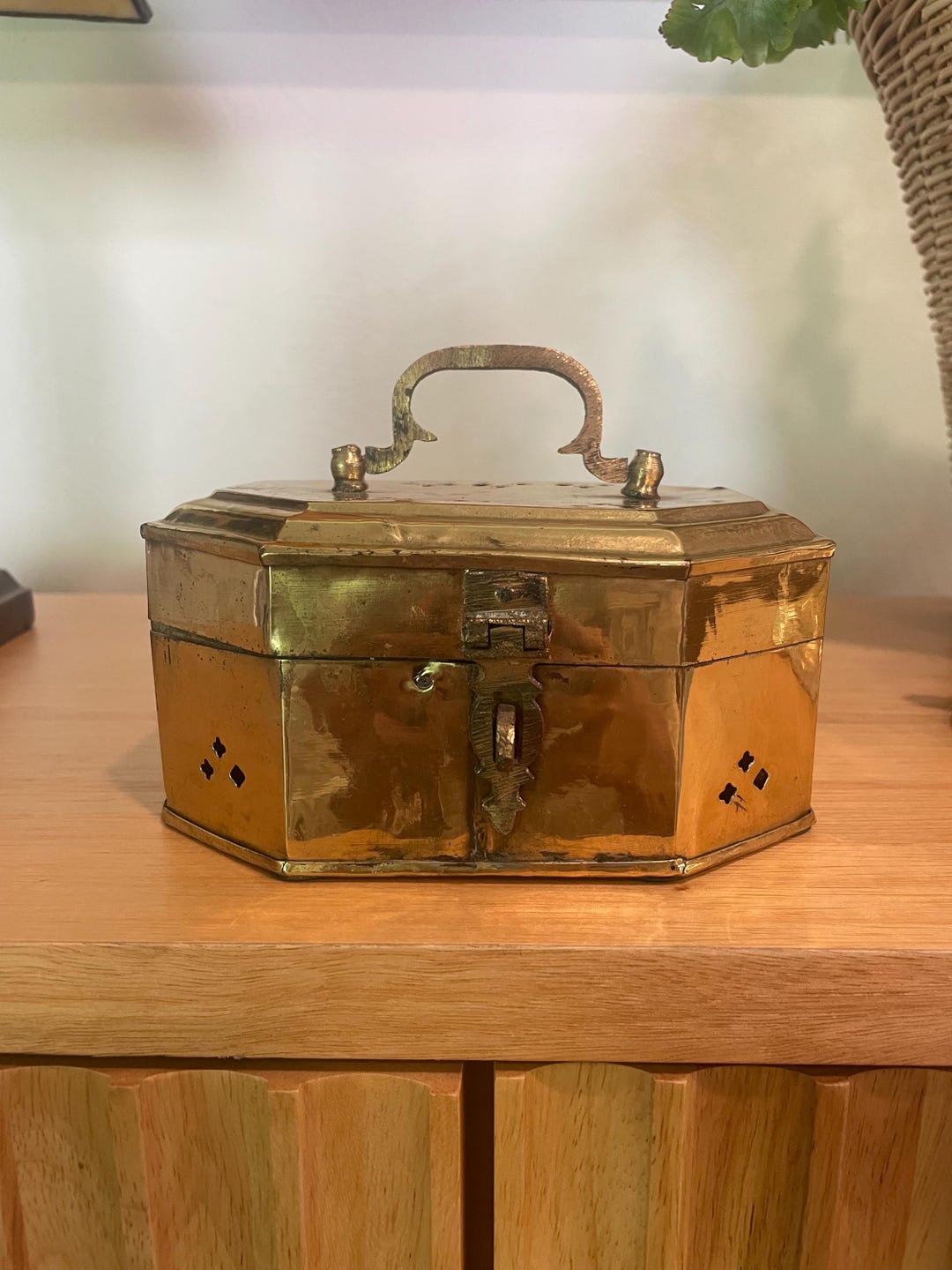 Solid Brass Cricket Box With Lid & Latch - Etsy