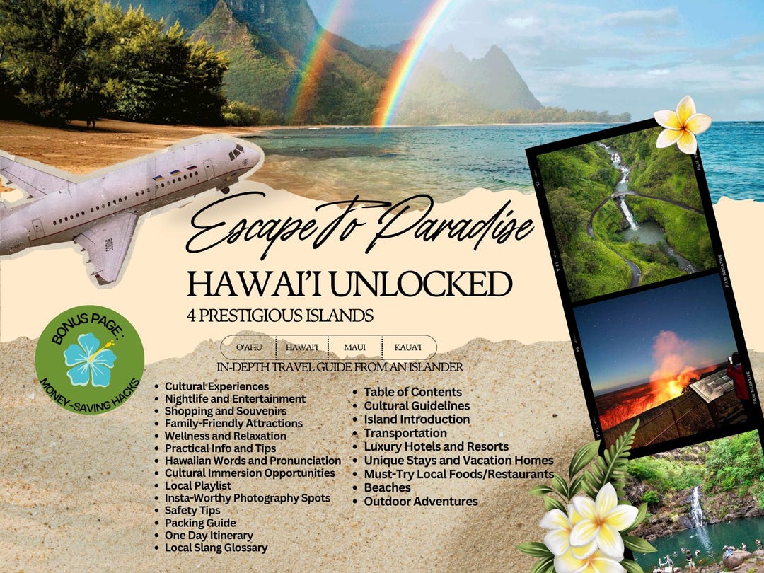 Hawai‘i Travel Guide PDF | Island Tips by a Local | Hidden Gems, Money ...