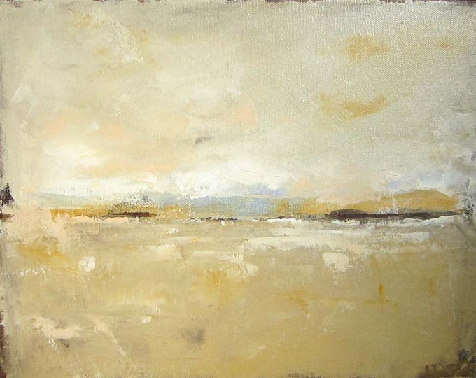 Abstract Beach Landscape school House Beach 14 X 11 - Etsy