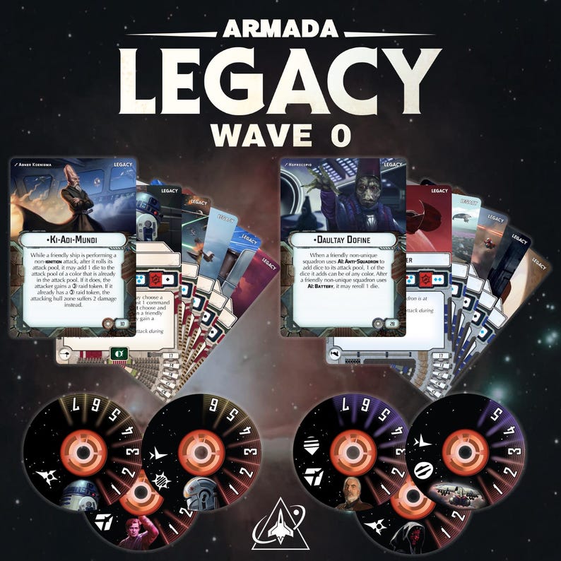 Armada Legacy - Wave 0 Expansion - Cards and Disks (compatible With ...