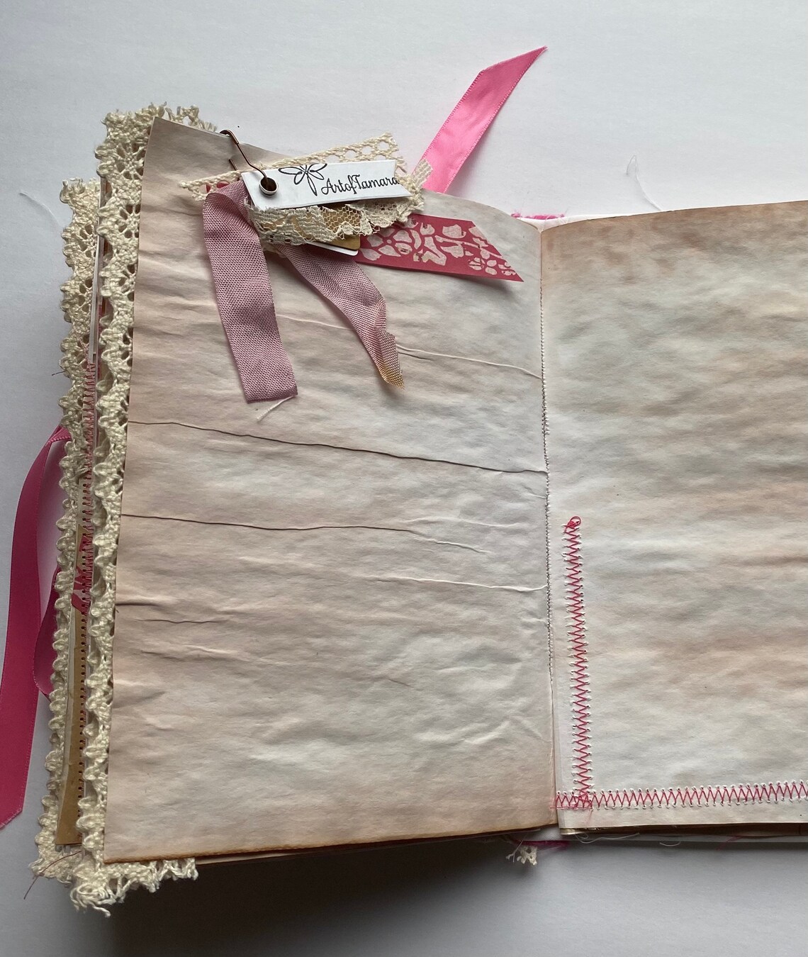 Pink Junk Journal - Etsy Canada