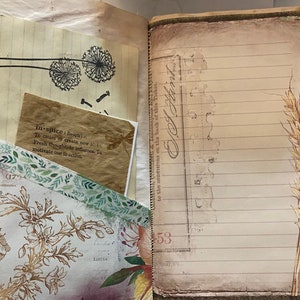 Handmade Junk Journal, Memory Book ( Free Shipping) - Etsy