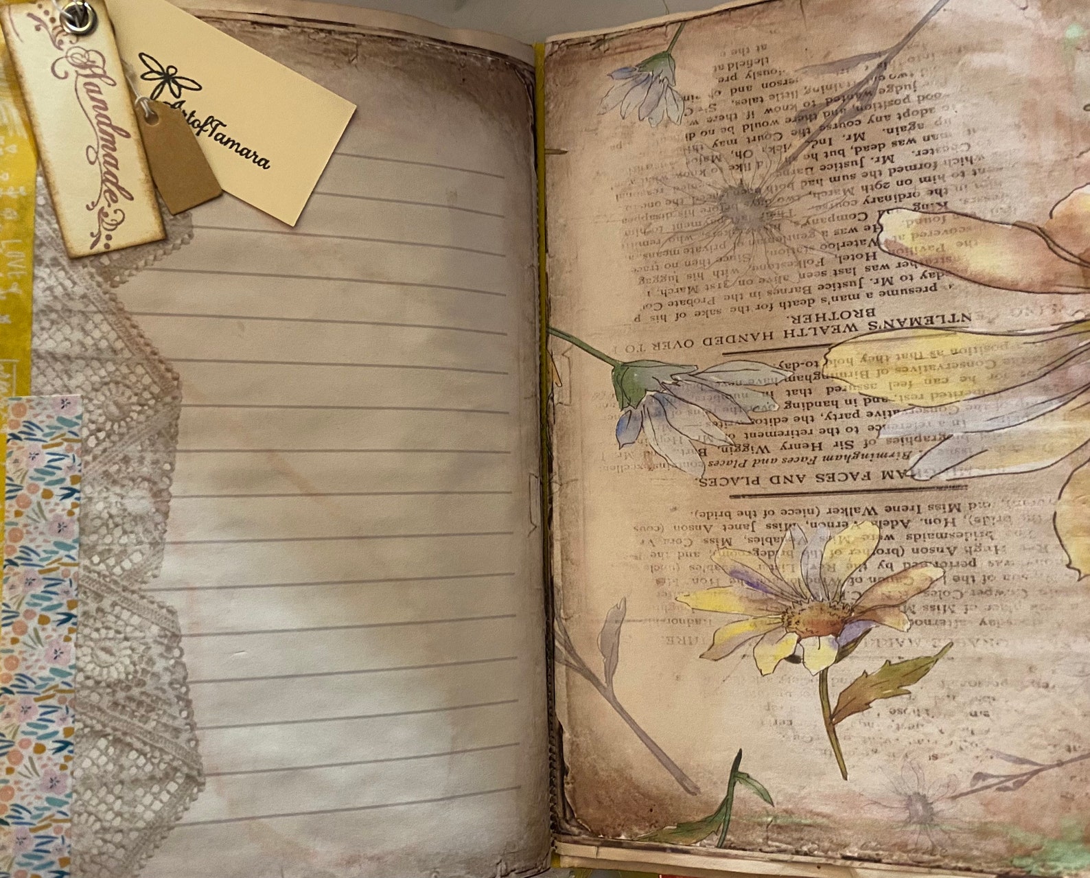Handmade Junk Journal, Memory Book ( Free Shipping) - Etsy