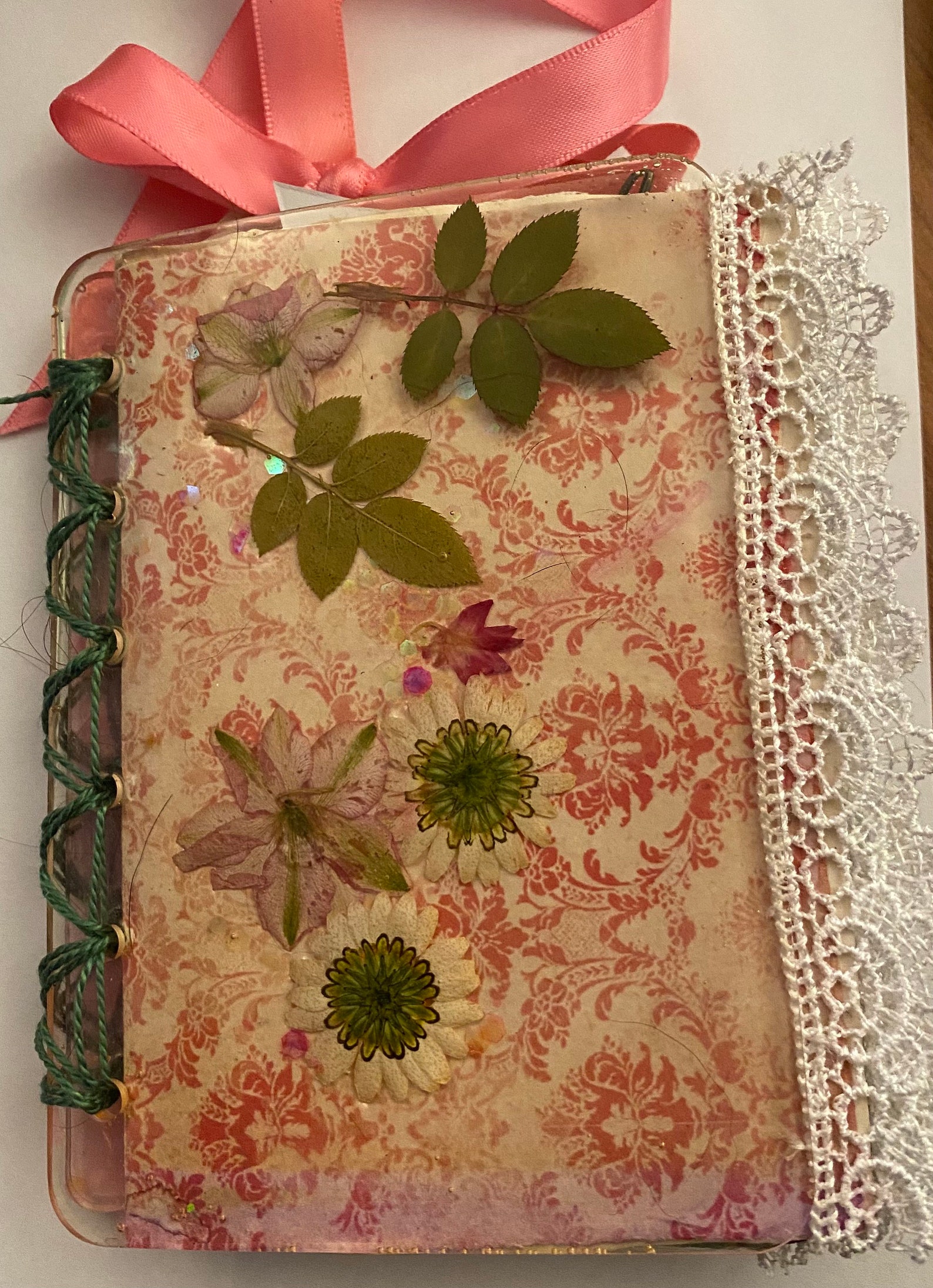 Handmade Junk Journal With Resin Cover ( Free Shipping) - Etsy