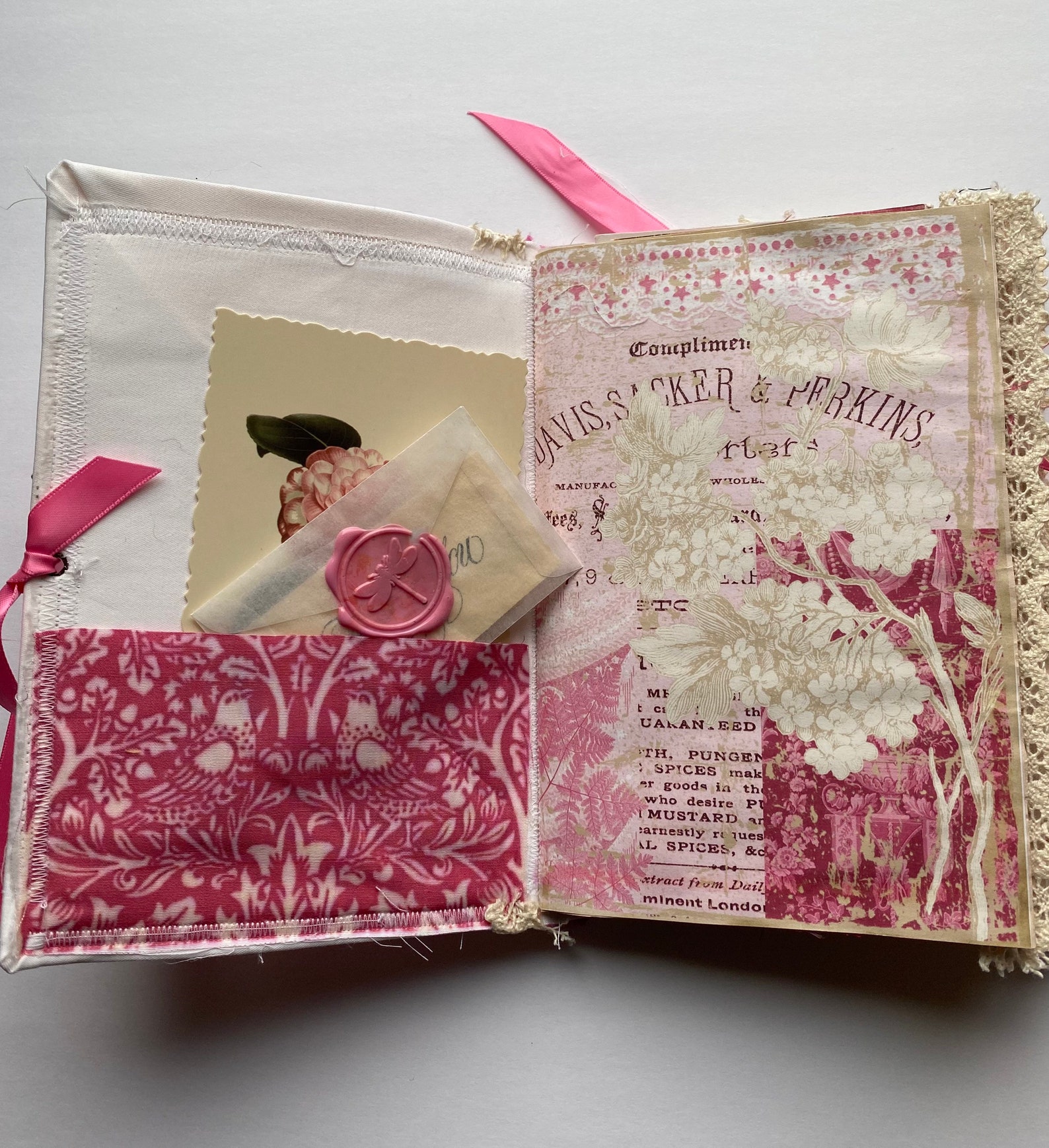 Pink Junk Journal - Etsy Canada