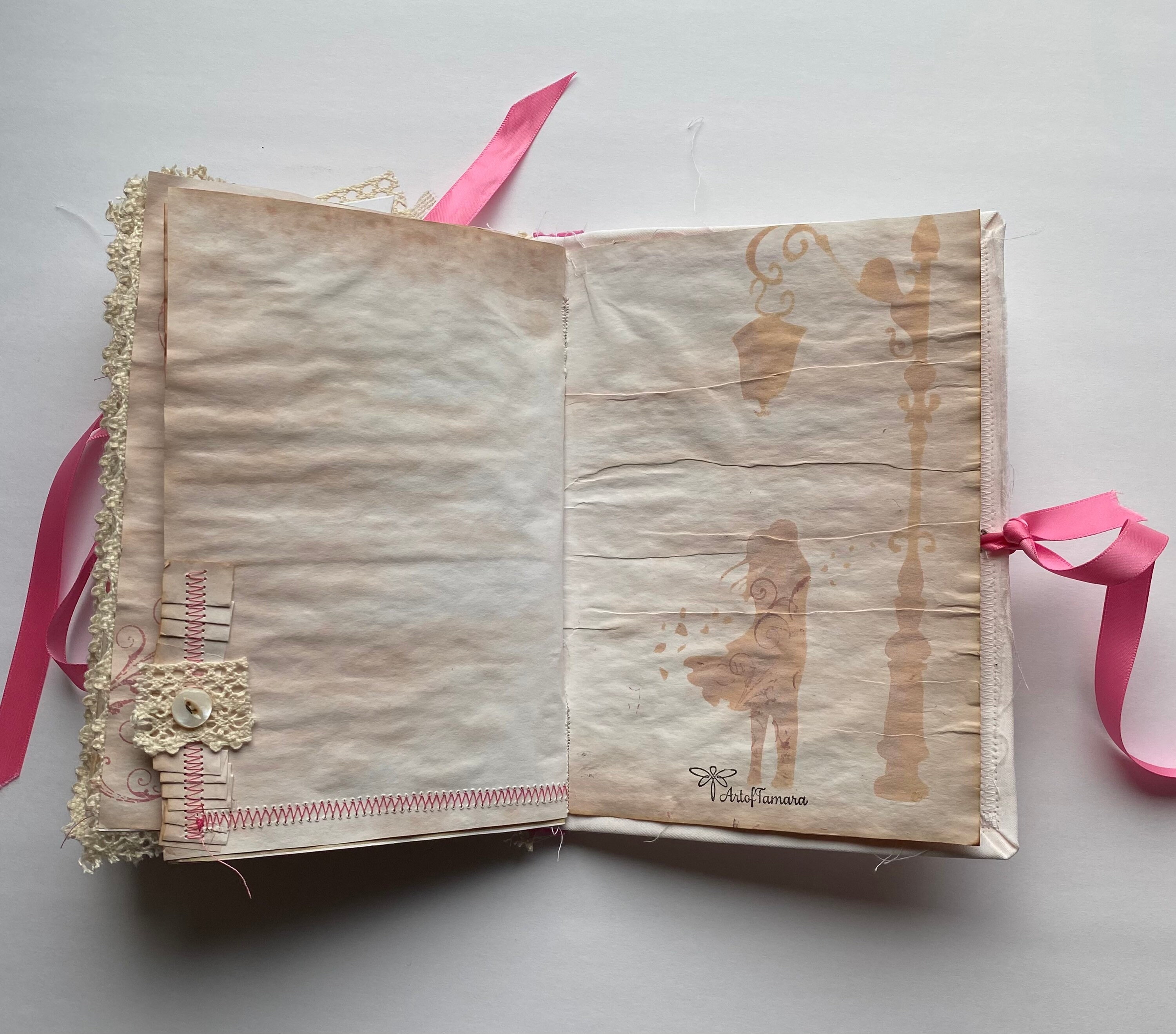 Pink Junk Journal - Etsy Canada