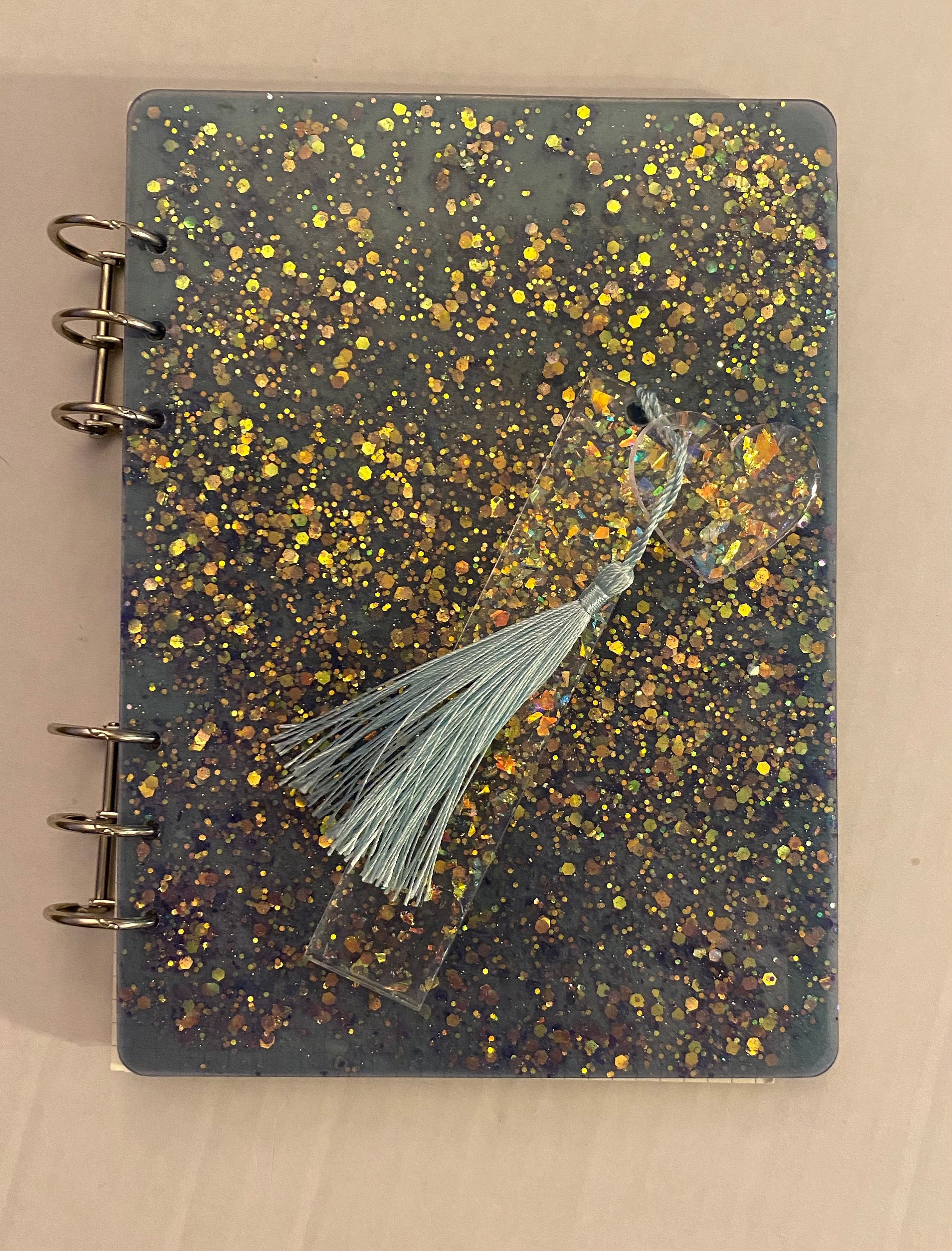 Handmade Resin Refillable Notebook - Etsy UK