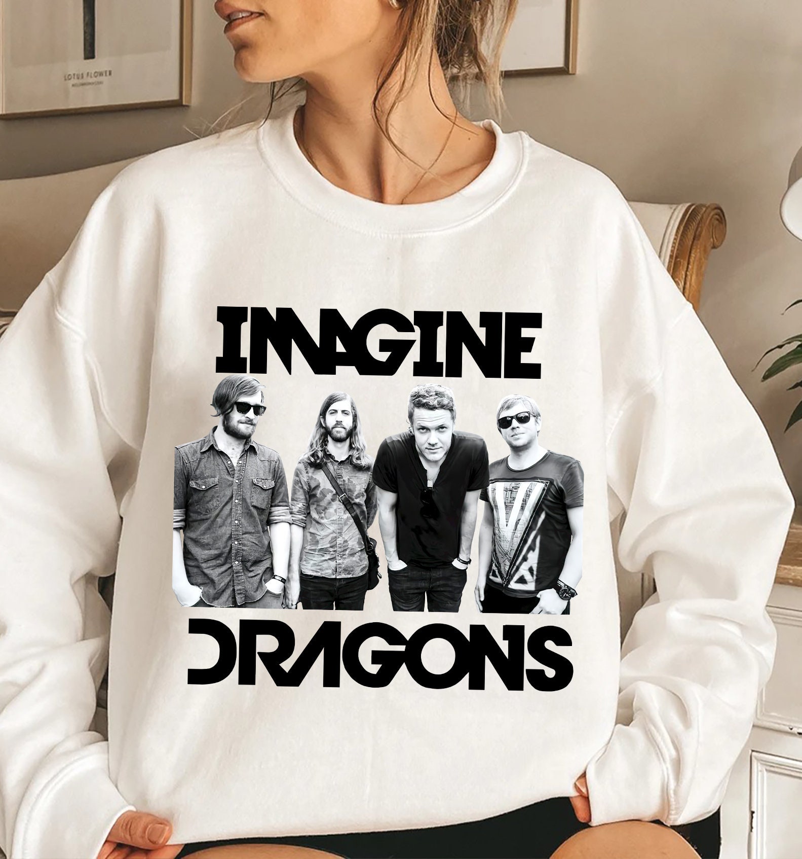 Vintage Imagine Dragons Member Sweatshirt sold by DaviMccormick | SKU ...