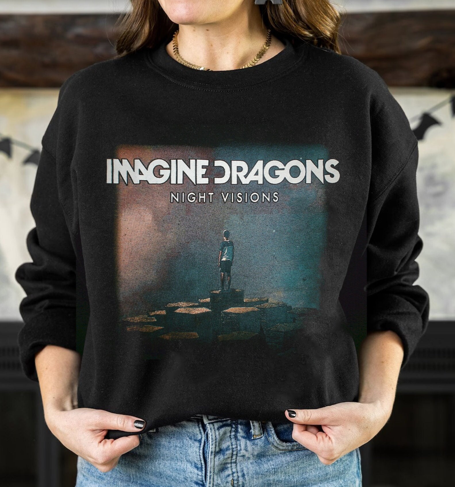 Vintage Night Vision Imagine Dragons Sweatshirt sold by Imran Rahman ...