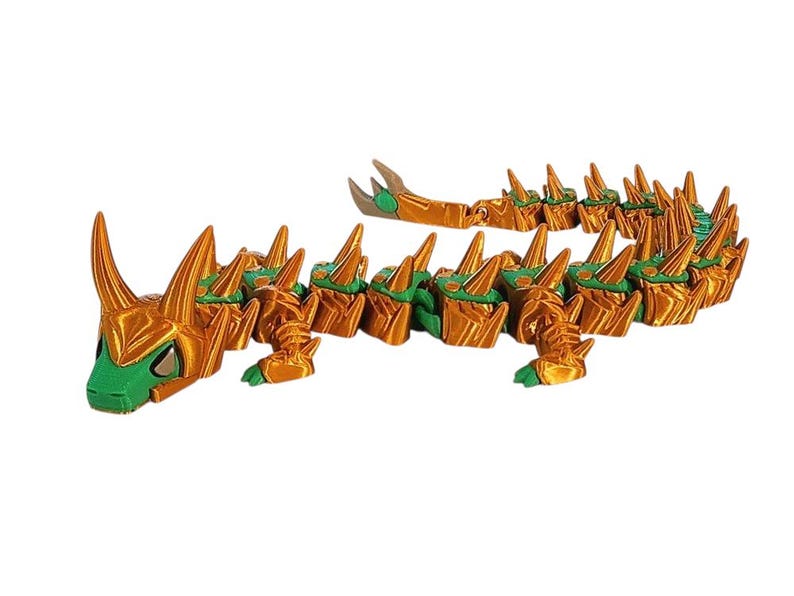 Captain America Articulated Dragon Figurine - Etsy