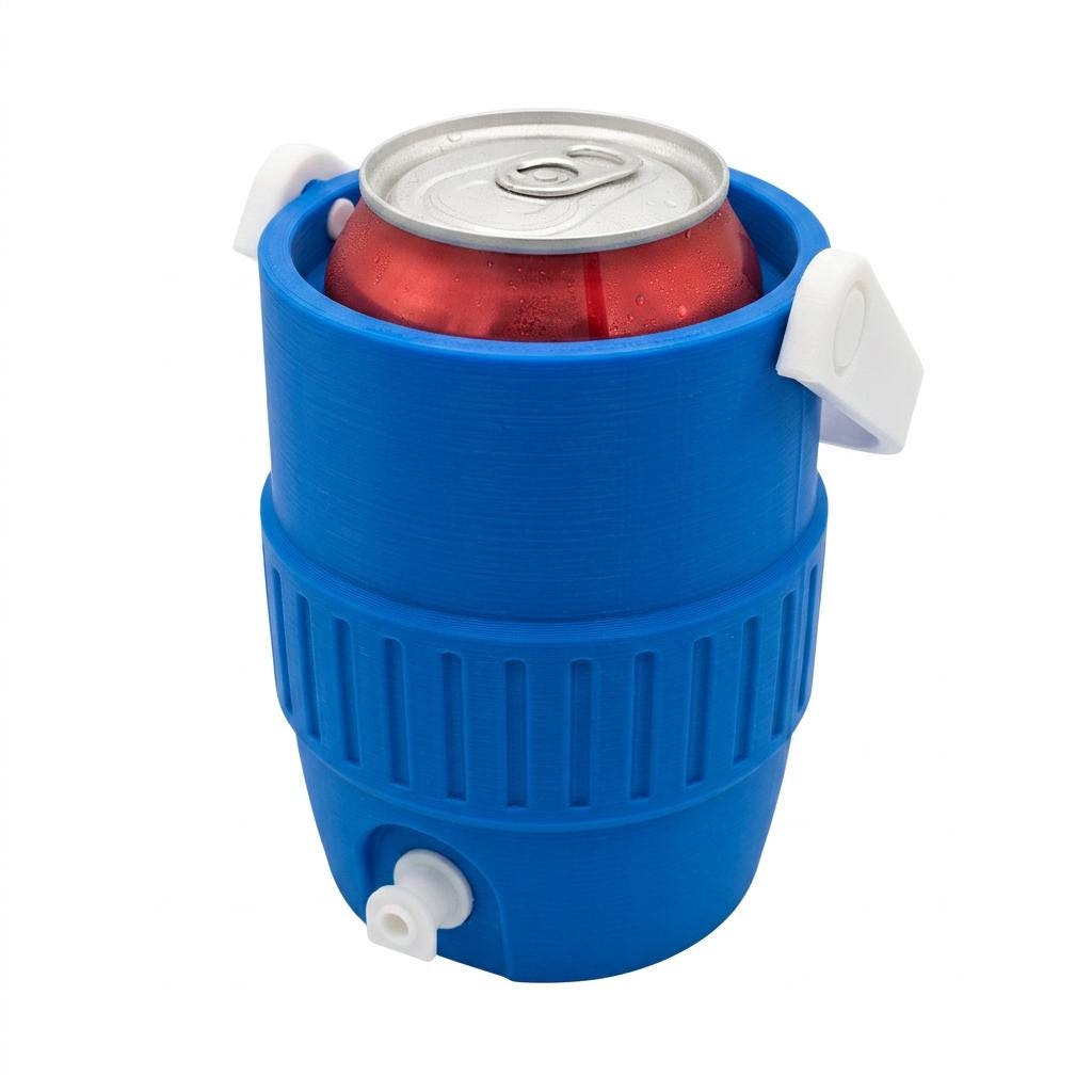 Cooler Shaped 12oz Can Koozie/holder - Etsy