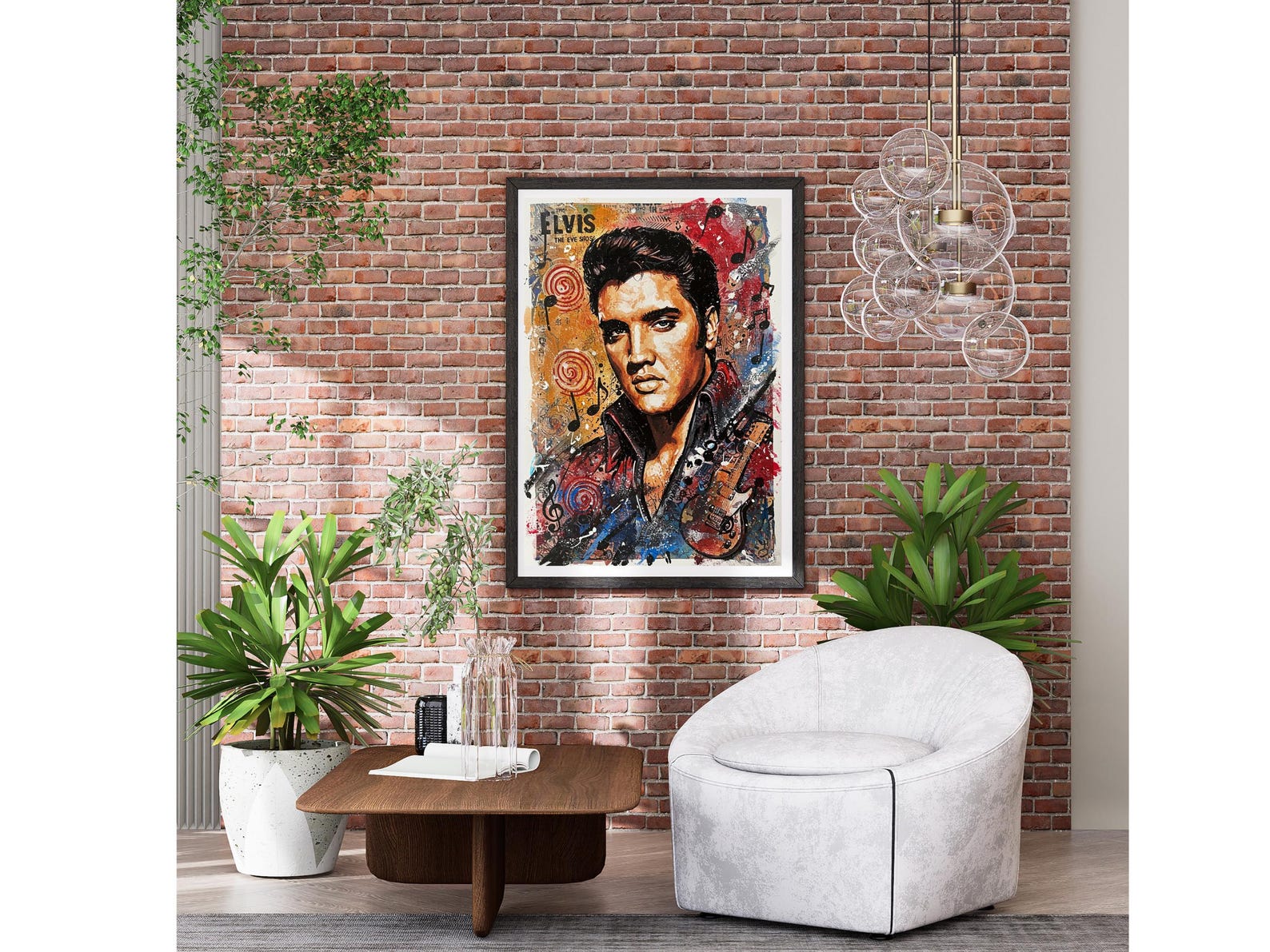 Elvis Digital Painting Portrait - Etsy