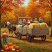 Hayride Art Poster - Etsy