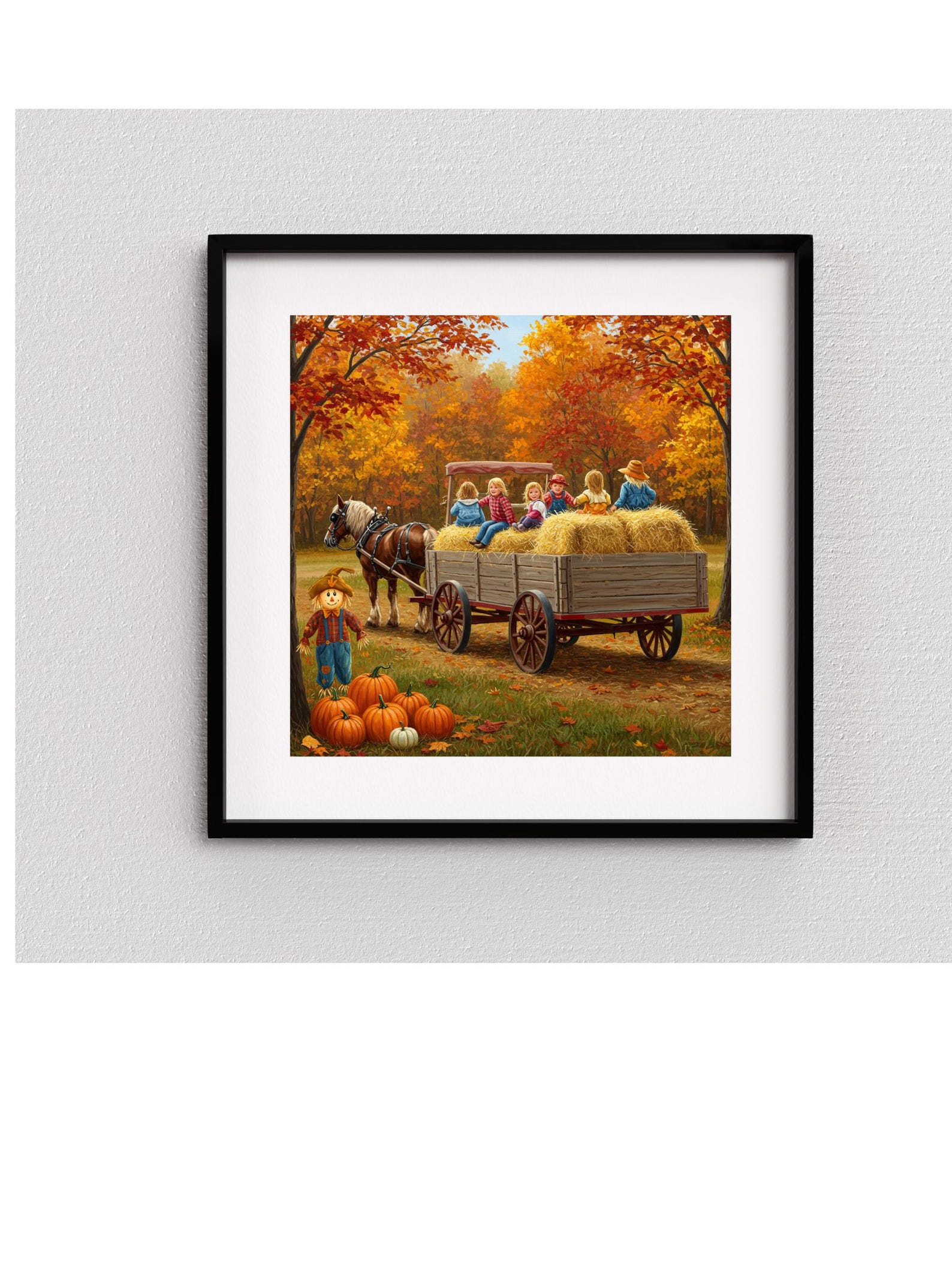 Hayride Art Poster - Etsy