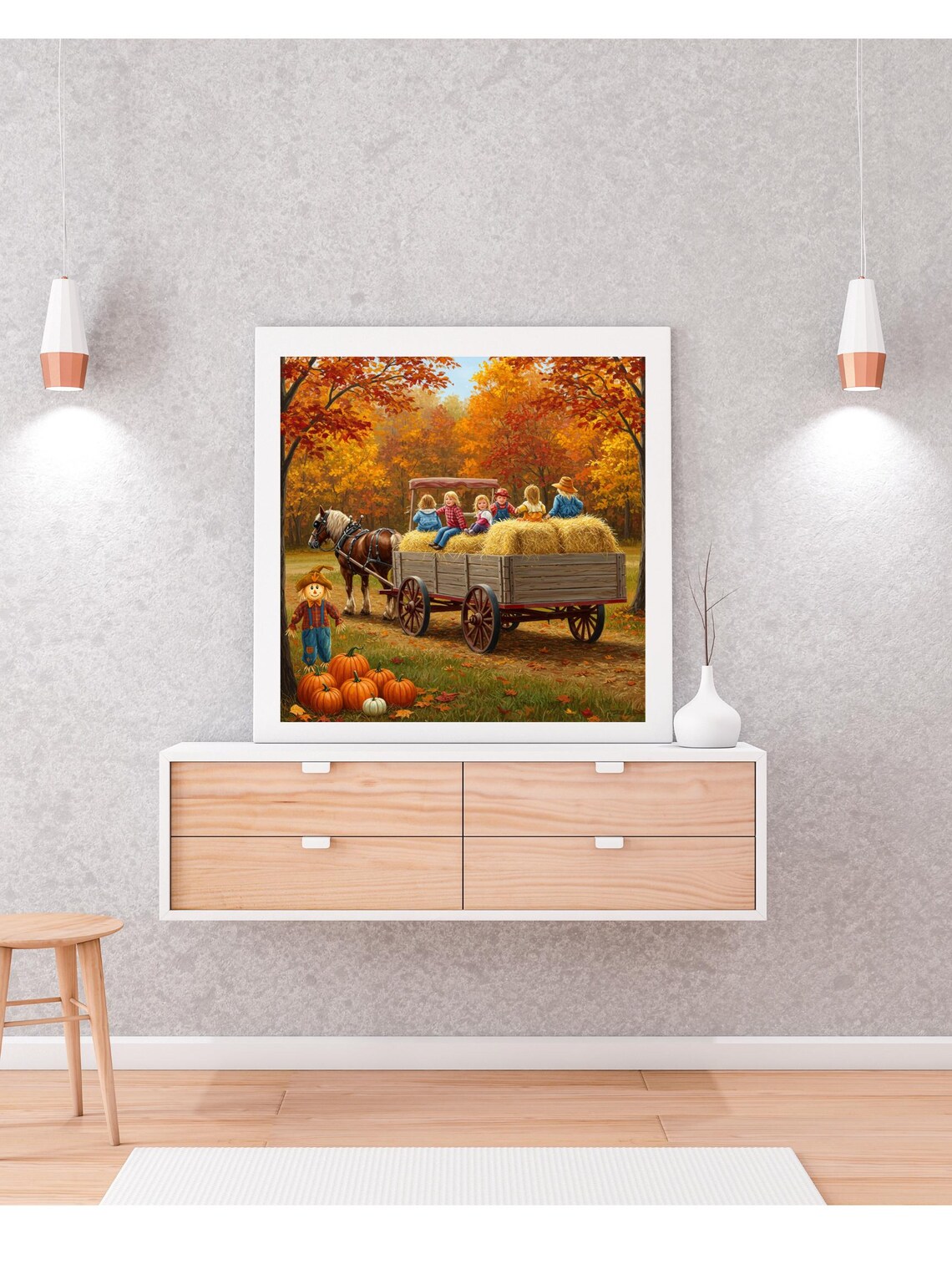 Hayride Art Poster - Etsy