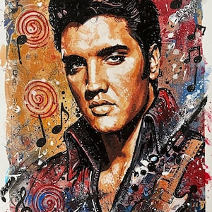 Elvis Painting Portrait - Etsy