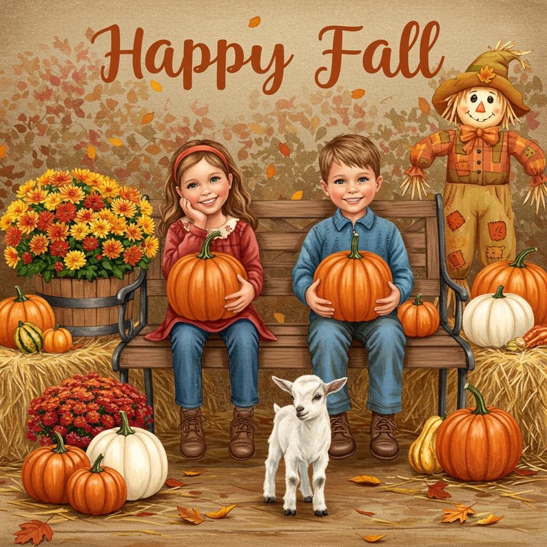 Happy Fall Painting Poster - Etsy