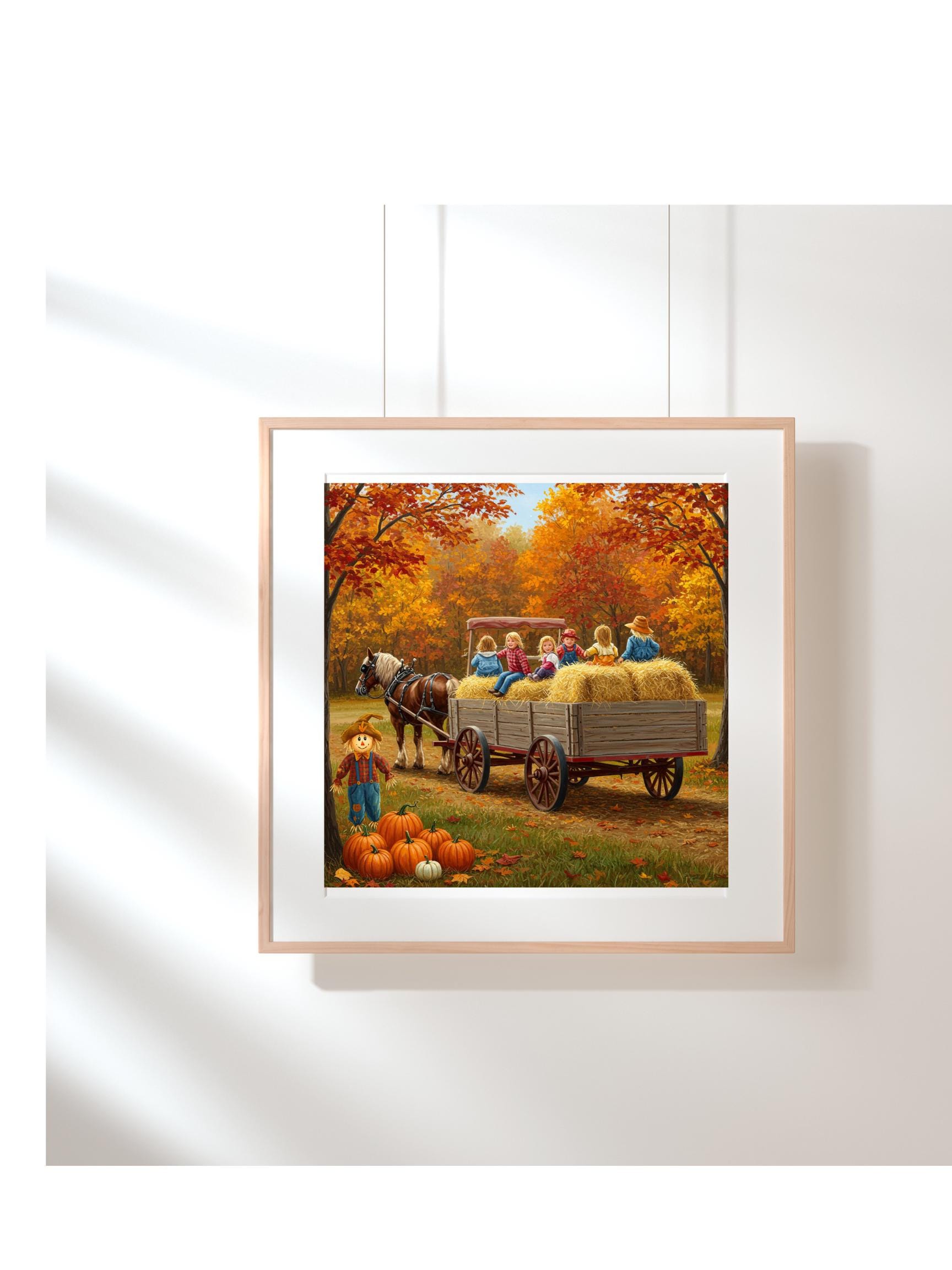 Hayride Art Poster - Etsy