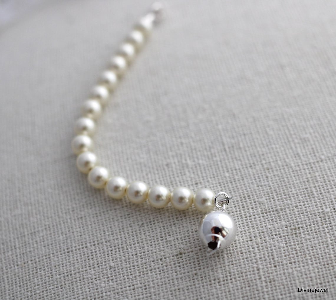 Ball Clasp Pearl Necklace Extender, Necklace Extender, Adjustable ...