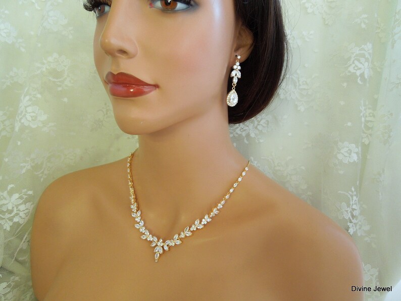 Bridal rhinestone necklace bridal Backdrop Necklace Bridal | Etsy