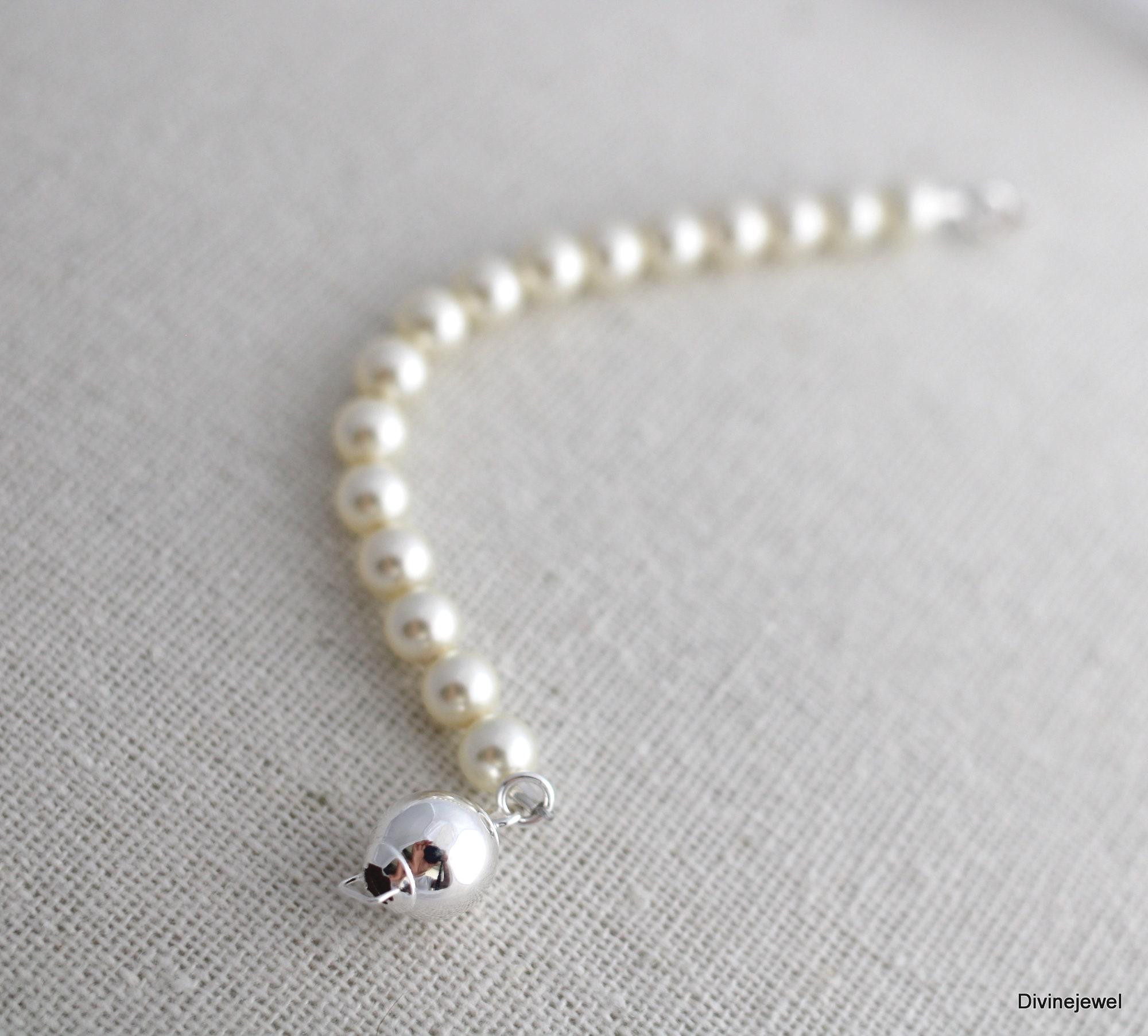 Ball Clasp Pearl Necklace Extender, Necklace Extender, Adjustable ...