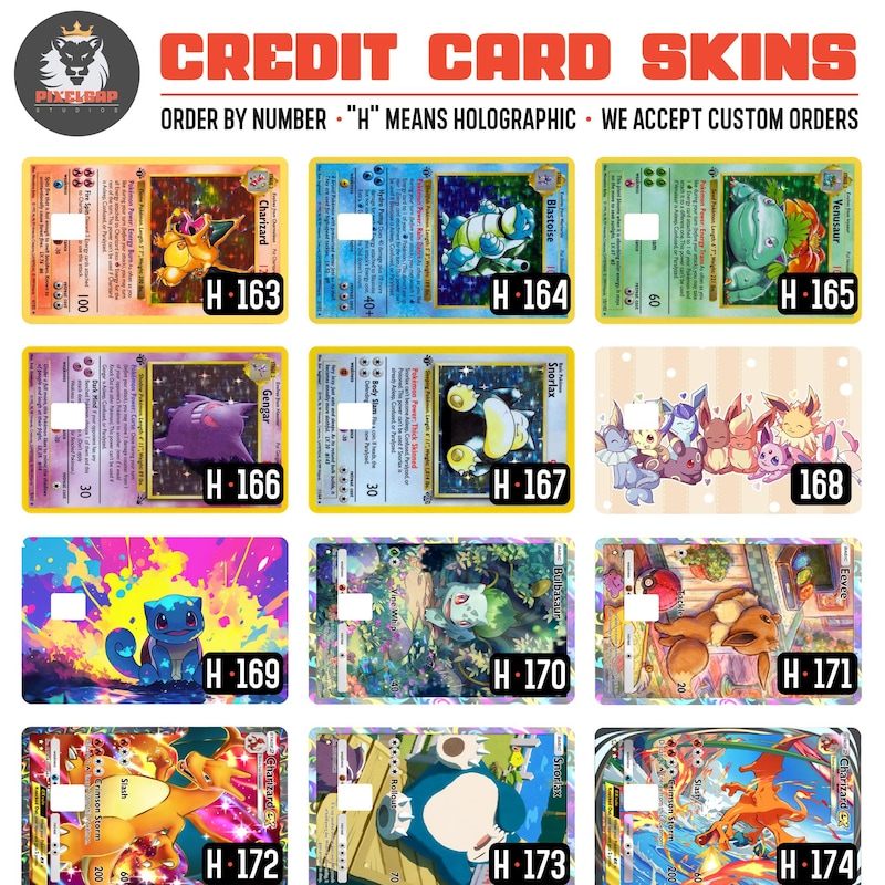 Credit Card Stickers - Etsy