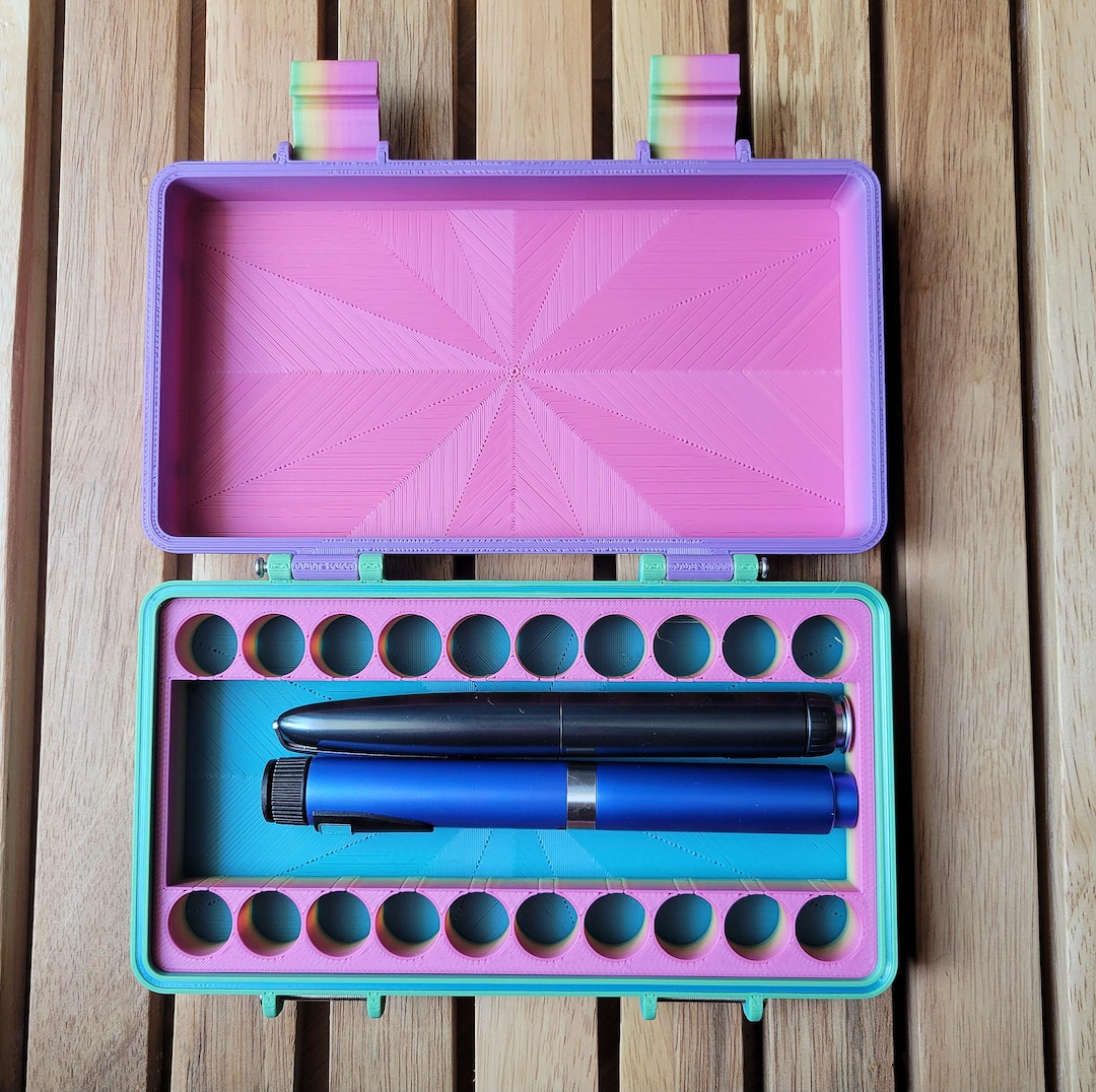 Insulin Pen Storage Case, Peptide Supply Box for Daily Use With 10ct ...