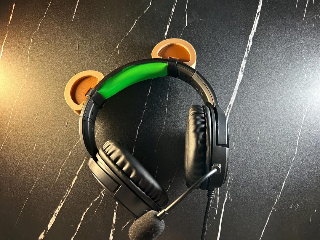 Bear Ears for Headsets | Teddy Bear Ear Attachments for Headphones ...