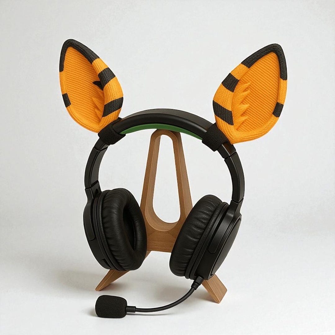Tiger Headset Ears: Cosplay Headphone Accessories - Etsy