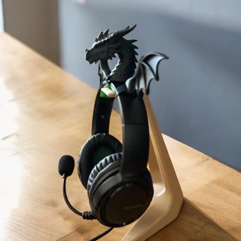 Dragon Headset Attachment: Cosplay Headphone Decor - Etsy