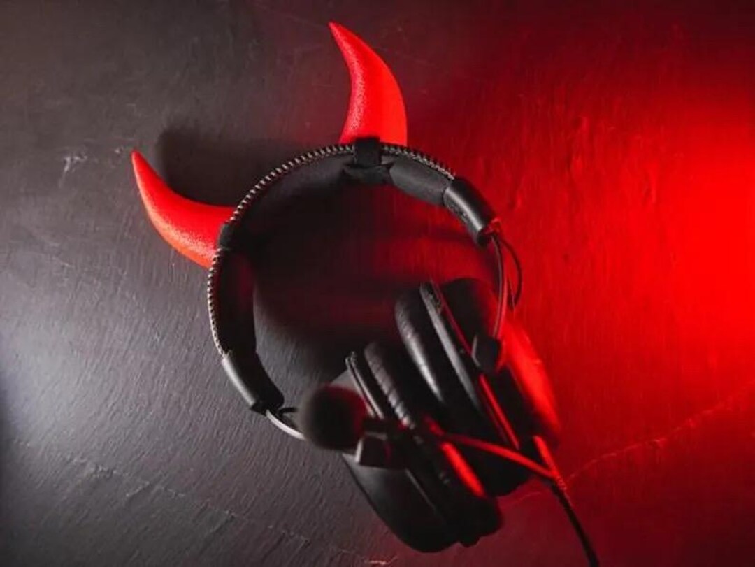 Devil Horns for Headsets | Cosplay Headset Horn Attachments | Gamer ...