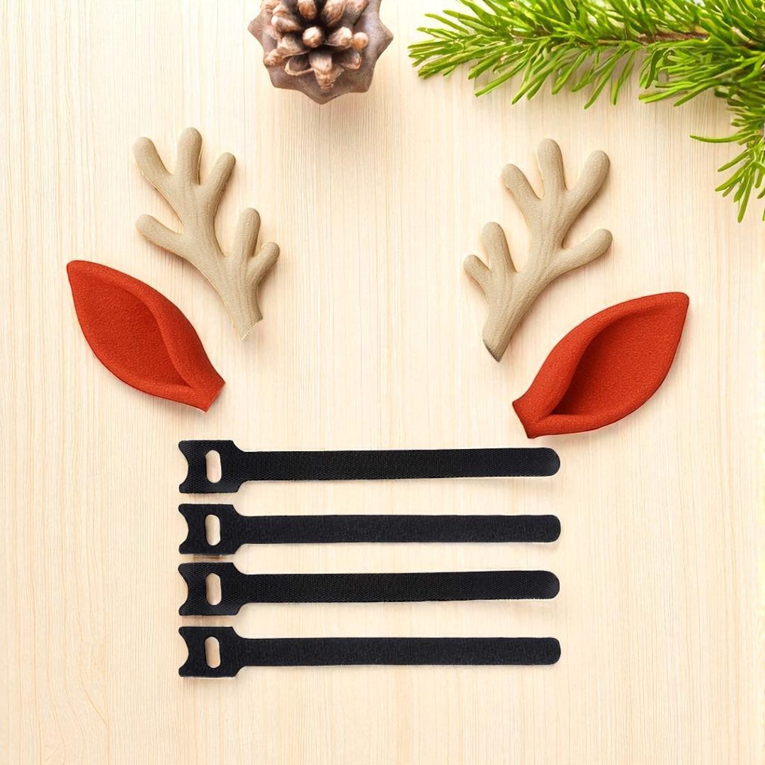 Cosplay Reindeer Headset Attachment: Holiday Gaming Stream Decor - Etsy