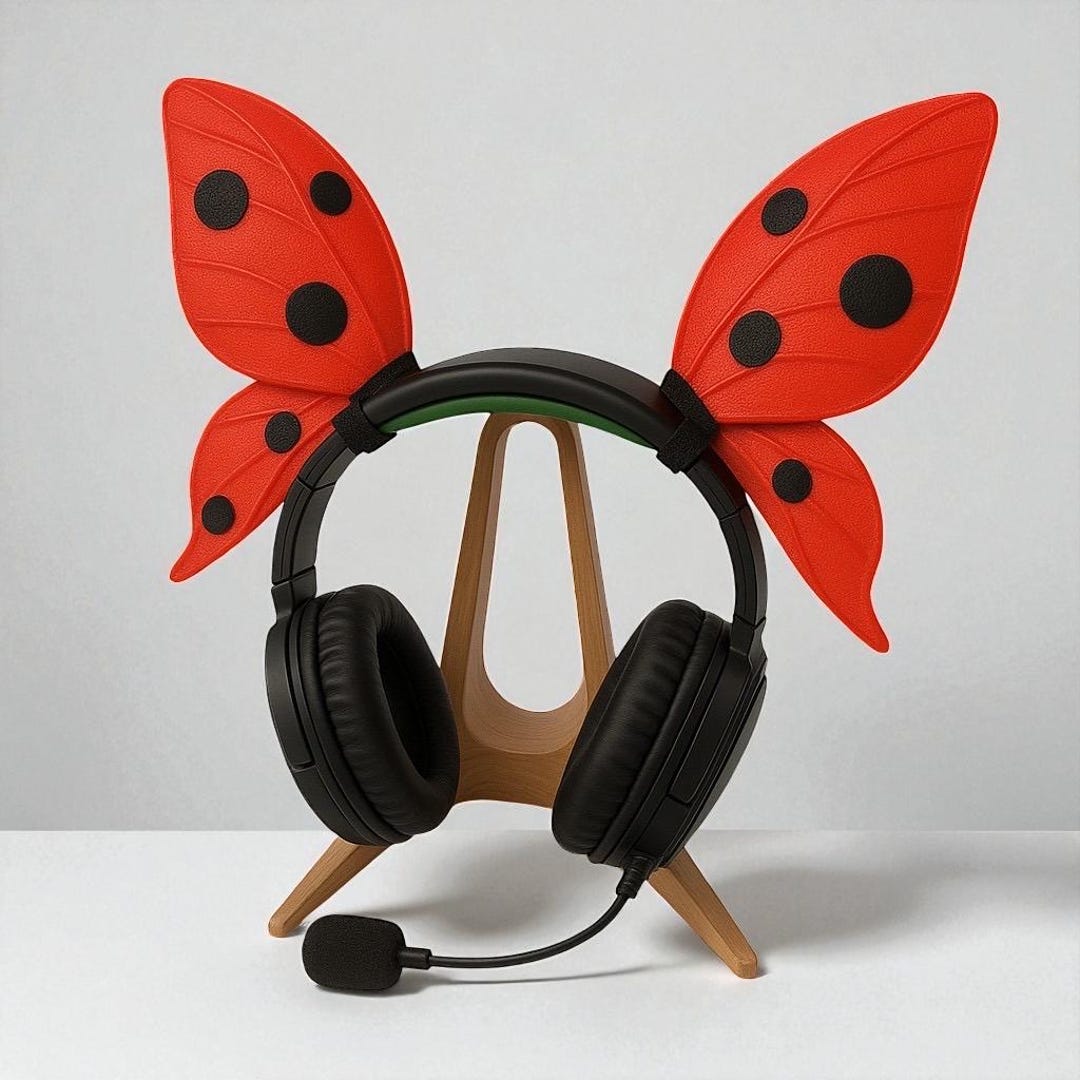 Ladybug Headset Wings: Whimsical Cosplay Accessory - Etsy
