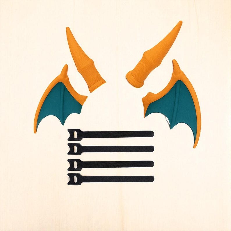 Charizard Cosplay Wings | Charizard Headband Horns - Etsy