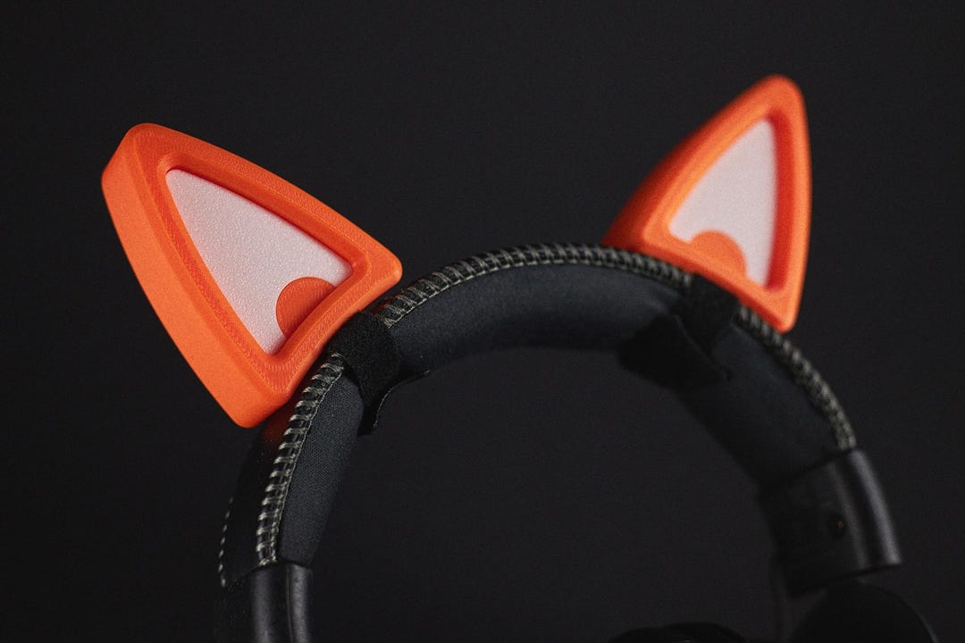 Fox Ears for Headsets | Fox Ear Attachments for Headphones | Cosplay ...