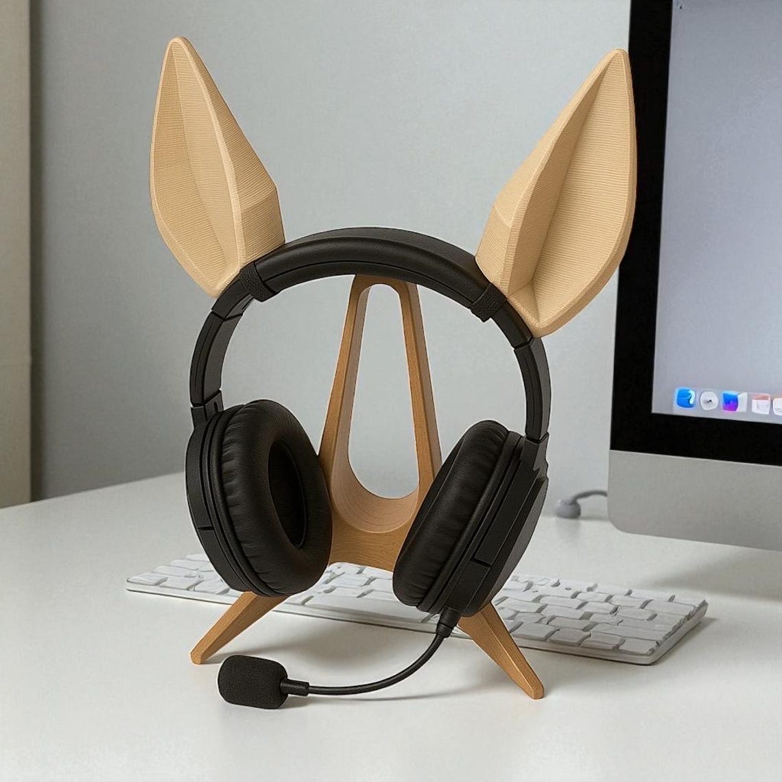 German Shepherd Headset Ears: Dog Cosplay Attachment - Etsy