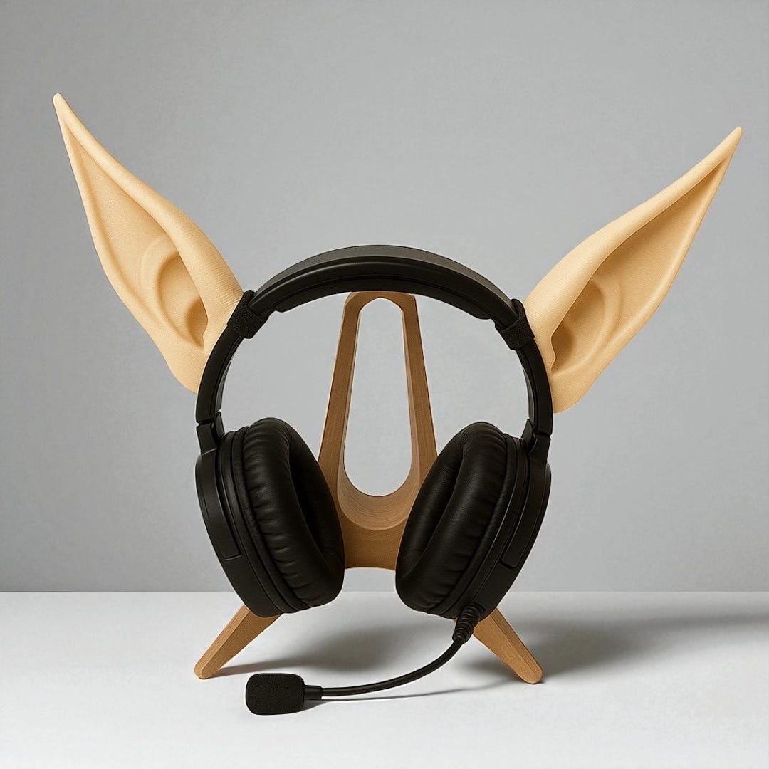 High Elf Headset Ears: Fantasy Cosplay Headphone Accessory - Etsy