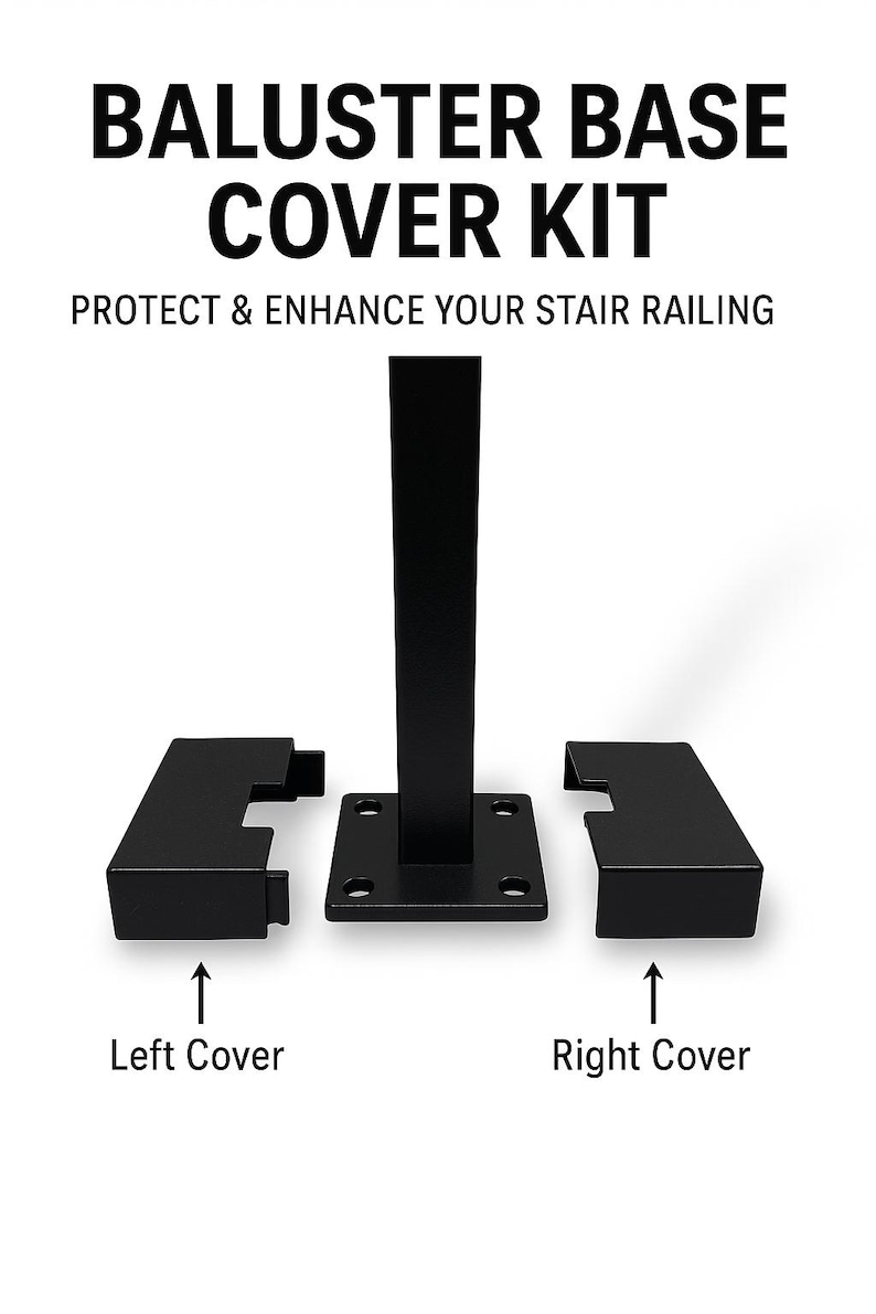 Split Baluster & Post Base Caps - Stair Post Base Covers - Stair ...