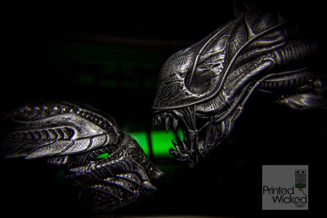 Predator Young Blood Xenomorph Trophy Staff Custom Toy Weapons Display ...