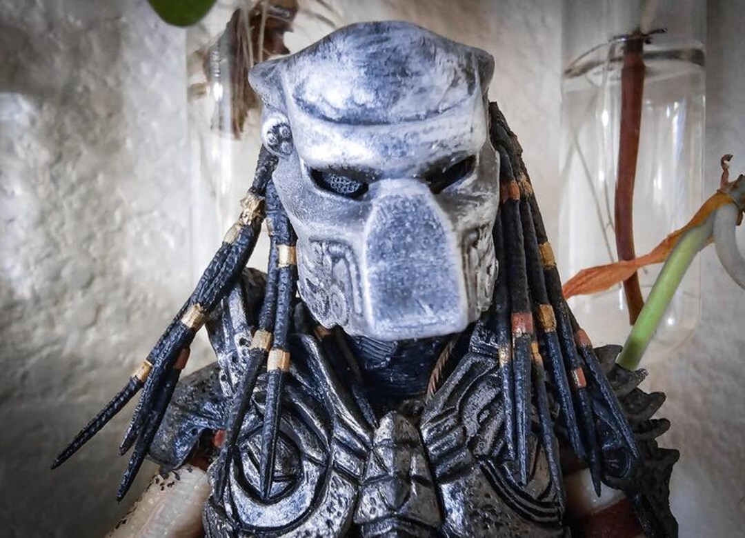 Predator Bio Mask Yautja Helmet for NECA HIYA HOTTOYS Action Figure ...