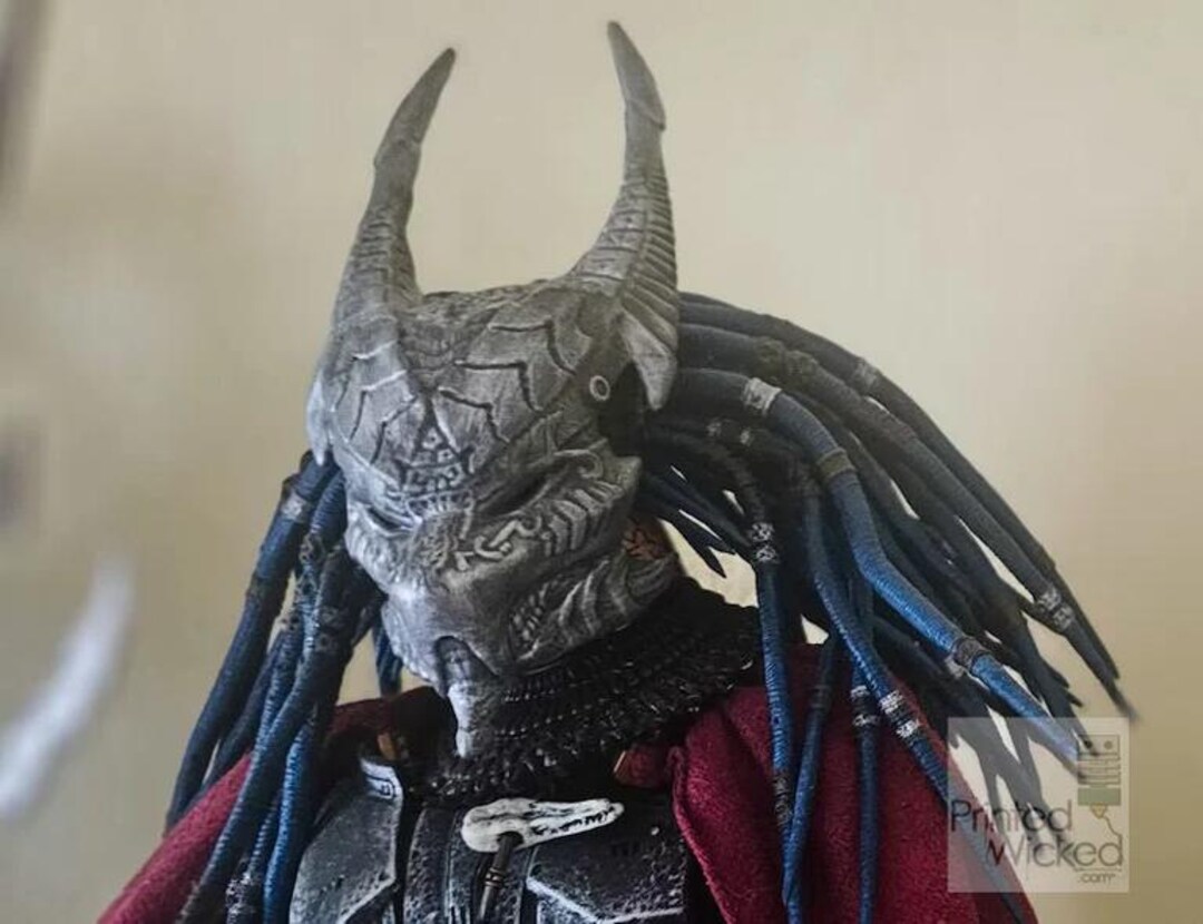 Predator Bio Mask Yautja Helmet for NECA HIYA HOTTOYS Action Figure ...