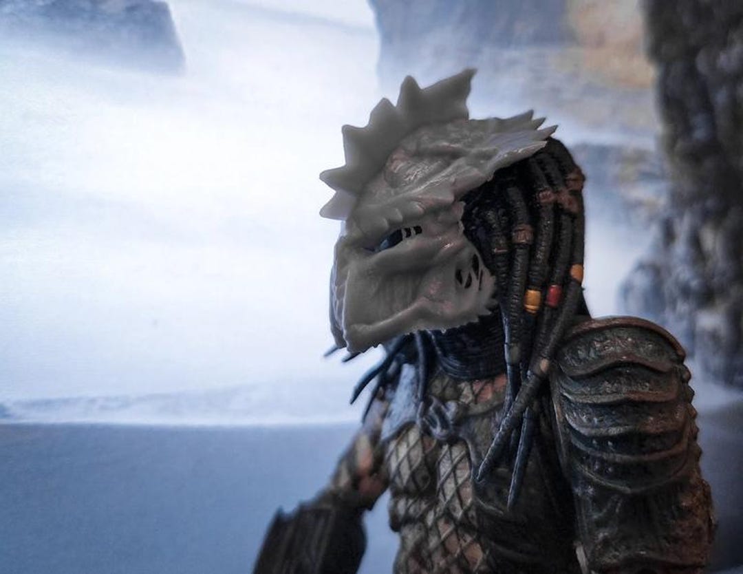 Predator Bio Mask Yautja Helmet for NECA HIYA HOTTOYS Action Figure ...