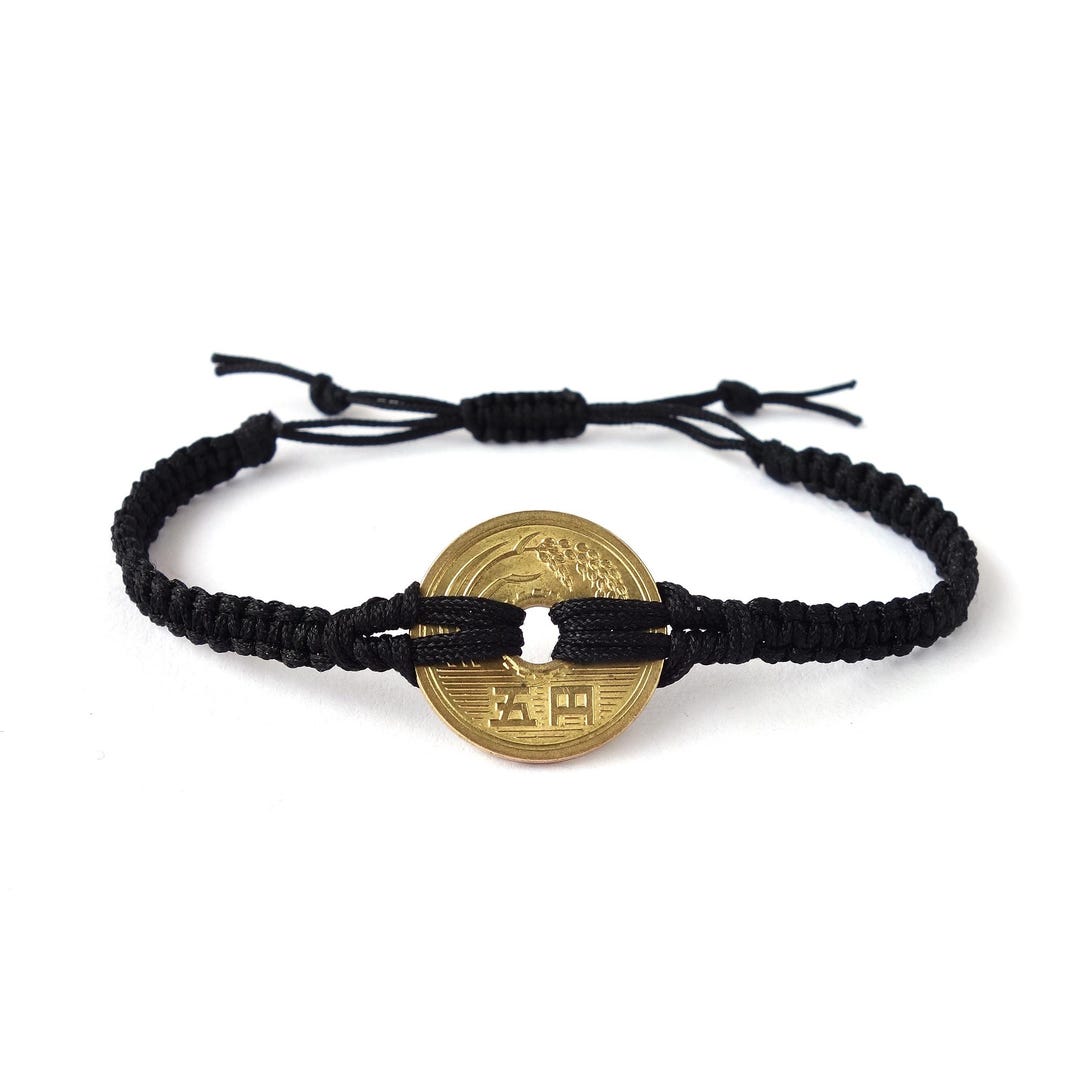 Purified & Blessed Japanese Lucky Coin Bracelet – Macrame Knotting ...