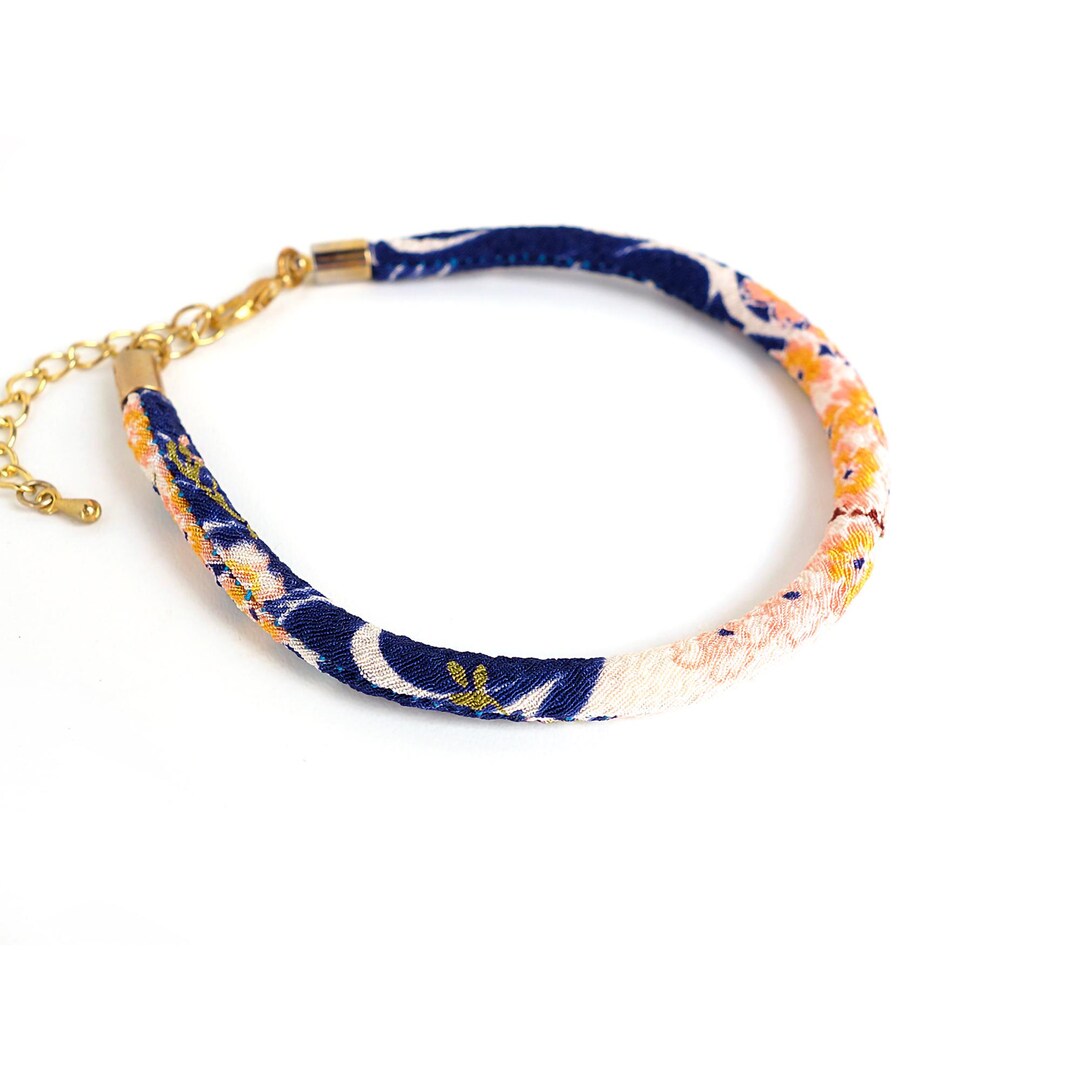 Mermaid Kimono Bracelet: Japanese Style Minimalist Jewelry HITOE - Etsy