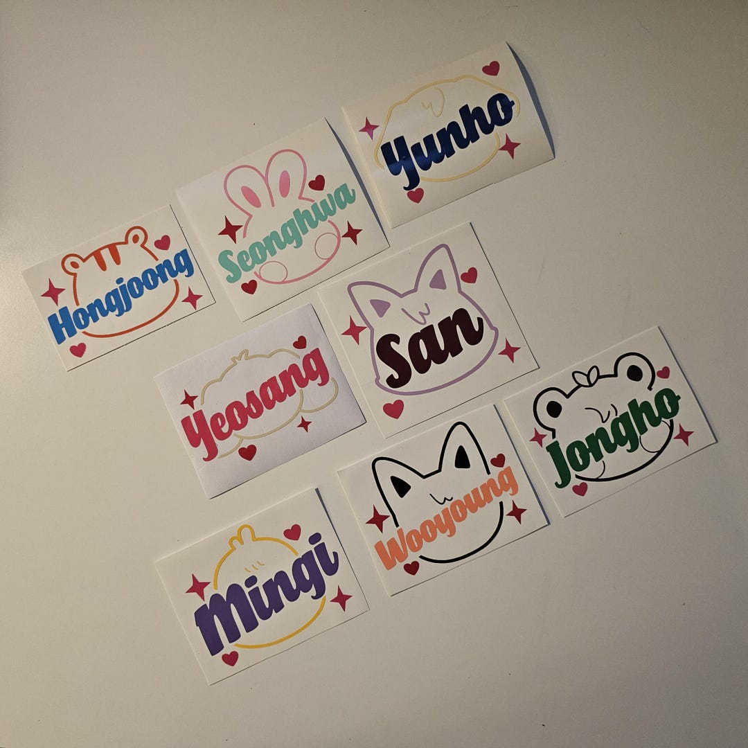 Aniteez Atiny Vinyl Decal - Etsy