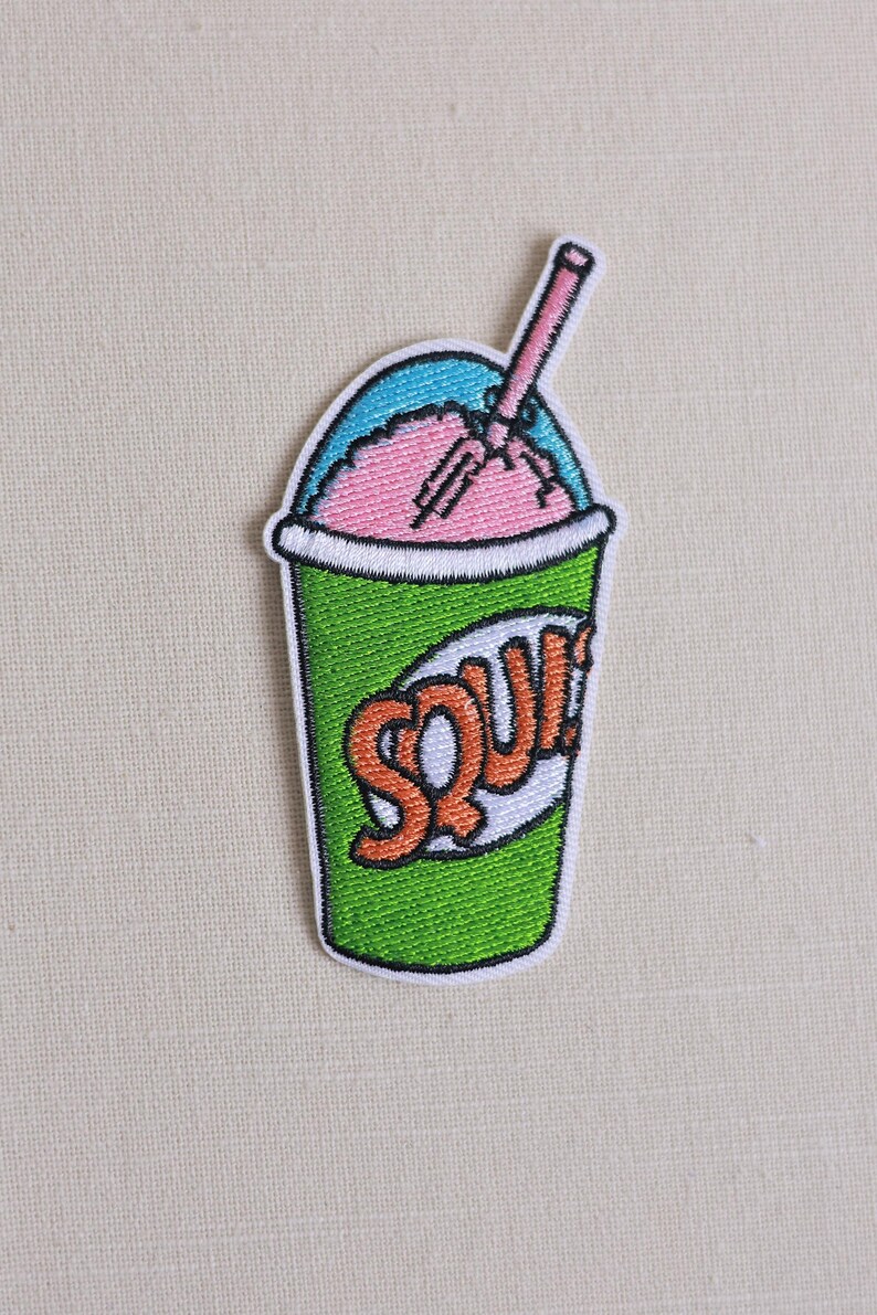 Fast Food Iron on Patch Set: Embroidered Appliques for Clothes & Bags ...