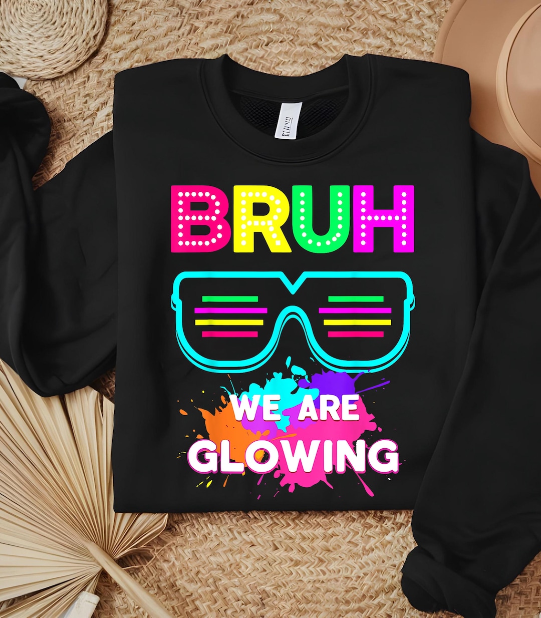 Bruh We Are Glowing Png, Glow Party Png, Glow Party Squad Png, Glow ...
