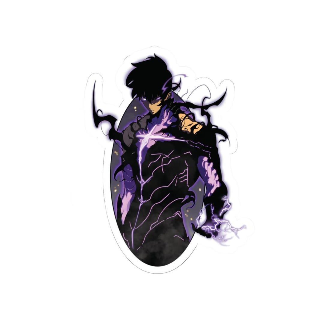 Solo Leveling Sung Jin Woo Sticker - Anime-inspired Art for Fans ...