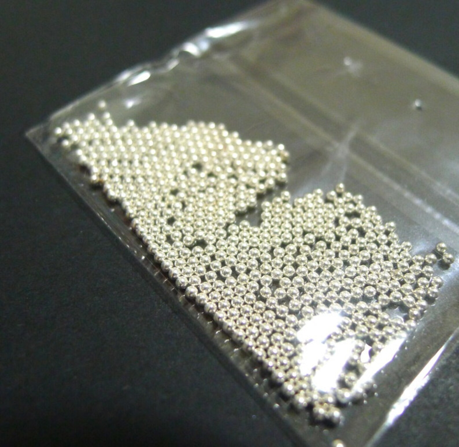 Silver Micro beads / Micro marbles for Miniature Food Deco | Etsy